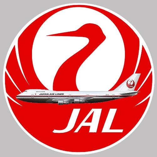 JAPAN AIRLINES JAL japon – Les stickers de Caroline