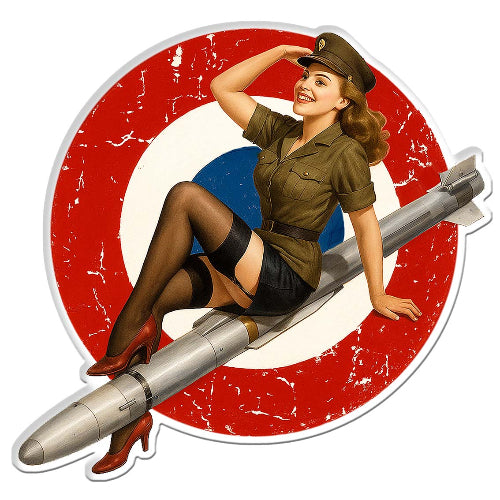 PINUP BOMBE MISSILE PZ096 – Les stickers de Caroline