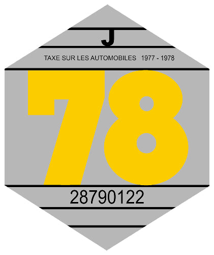 VIGNETTE VINTAGE 1978 fiscale – Les stickers de Caroline