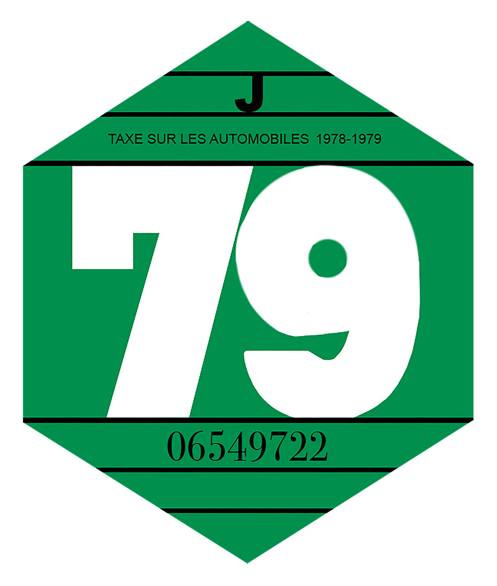 VIGNETTE VINTAGE 1979 fiscale VZ074 – Les stickers de Caroline