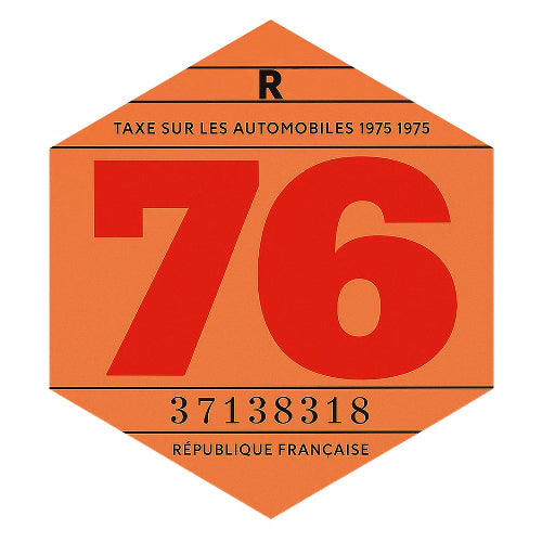 VIGNETTE VINTAGE 1976 FISCALE VZ064 – Les stickers de Caroline