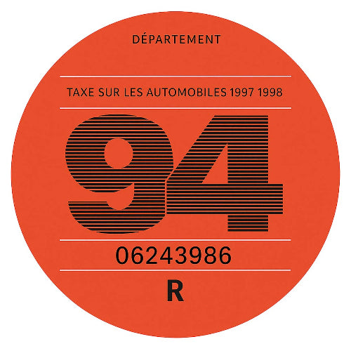 VIGNETTE FISCALE 1994 VZ096 – Les stickers de Caroline