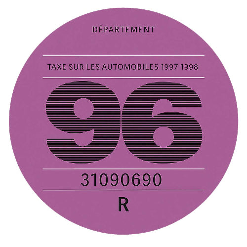 VIGNETTE FISCALE 1996 VZ099 – Les stickers de Caroline
