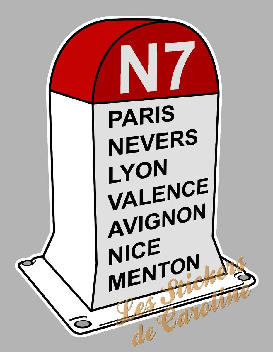 RN7 BORNE NA033 – Les stickers de Caroline
