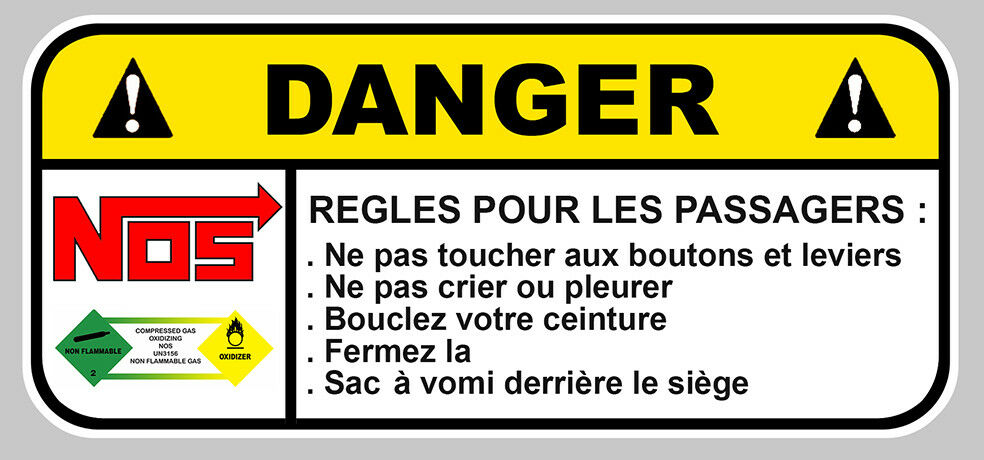DANGER HUMOUR DA145 – Les stickers de Caroline