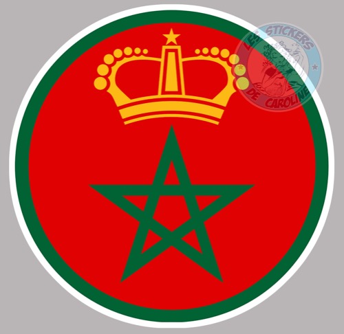 COCARDE MAROC CZ014 – Les stickers de Caroline