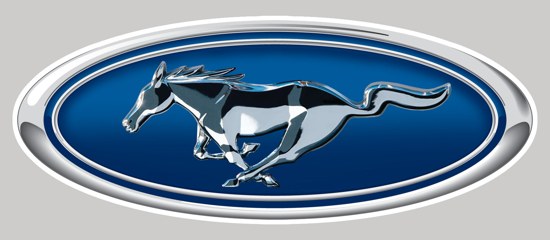 Logotipo De Mustang Ford Mustang Emblem Round Aluminum Sign – Legend