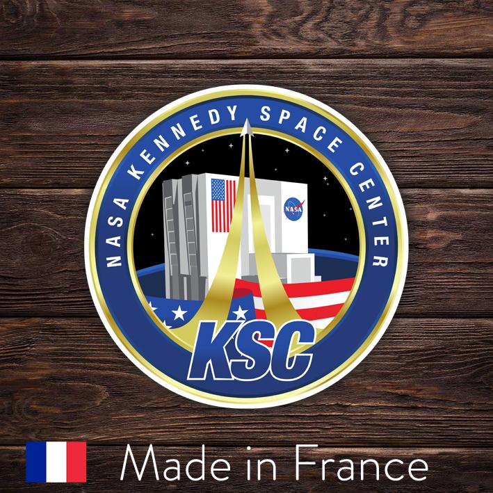 STICKER NASA BLASON CONQUETE SPATIALE LEM FUSEE AUTOCOLLANT USA – Les ...