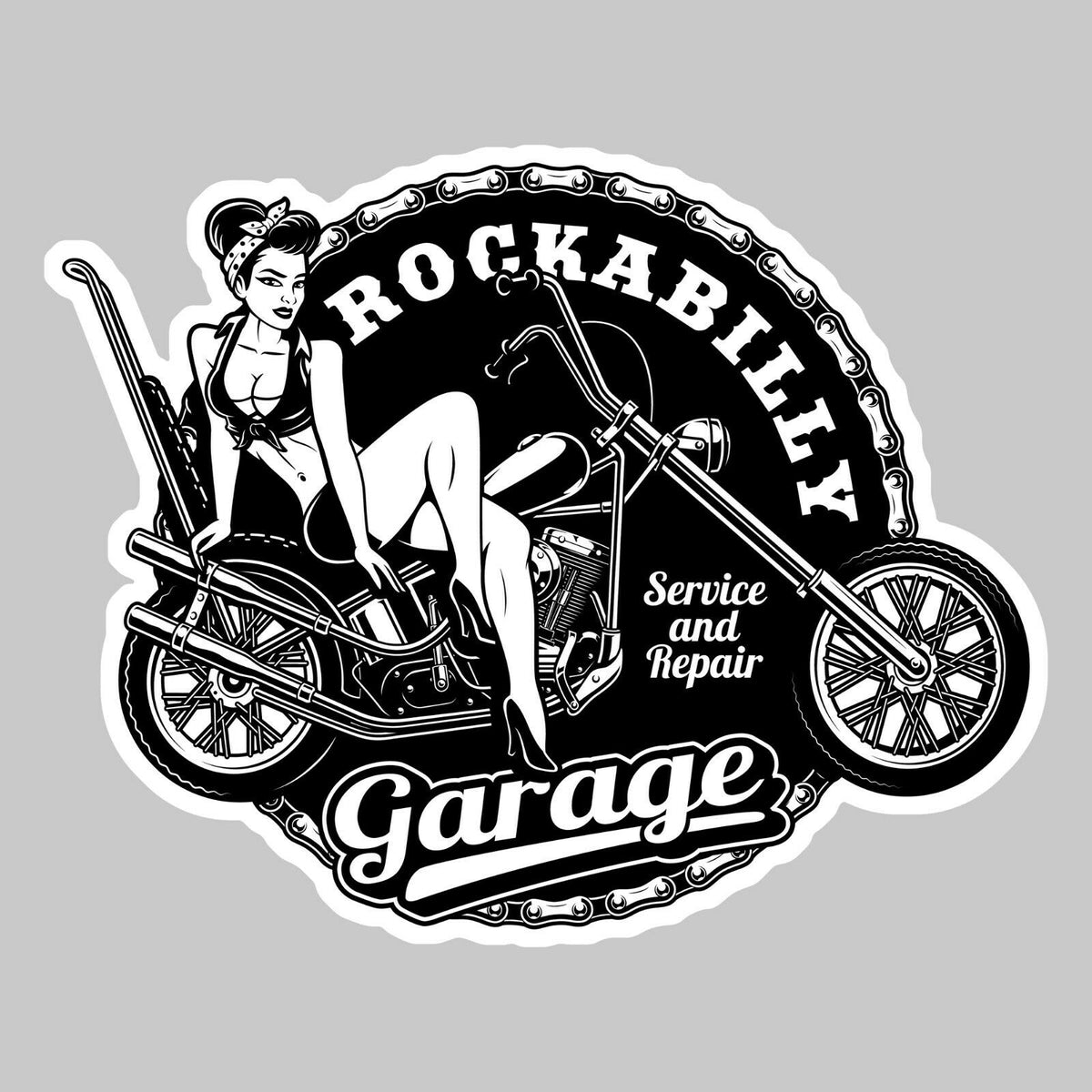 PINUP GARAGE BIKER PF049 – Les stickers de Caroline