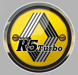 STICKER LOGO RENAULT CINQ 5 RACING COMPETITION R5 GA020 – Les stickers ...