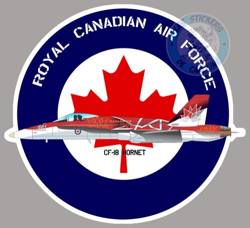F-18 HORNET CANADA RZ003 – Les stickers de Caroline